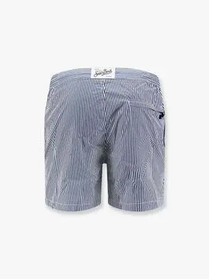 MC2 SAINT BARTH Harrys Nylon Swim Shorts With Striped Print