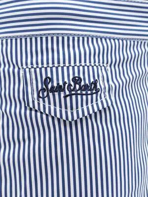 MC2 SAINT BARTH Harrys Nylon Swim Shorts With Striped Print