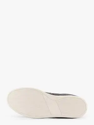 Kiton Leather Sneakers With Iconic Side Stitching