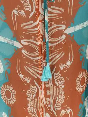 BYE FIRENZE Palme Viscose And Silk Shirt