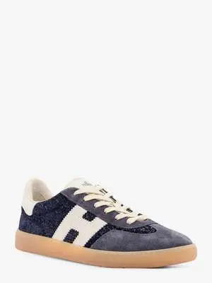 Hogan Suede Sneakers With Iconic Side Logo