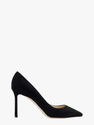 JIMMY CHOO Romy 85 Suede Pumps - Black