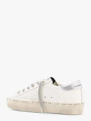 GOLDEN GOOSE Leather High Top Sneakers With Iconic Side Logo