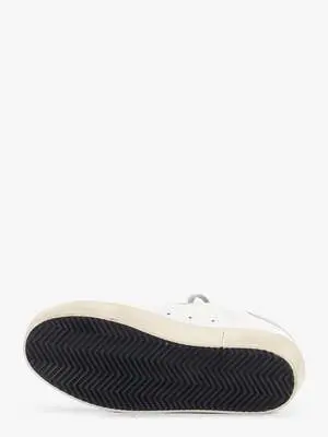 GOLDEN GOOSE Leather High Top Sneakers With Iconic Side Logo