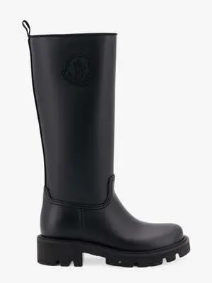 Moncler Kickstream High Pvc Rain Boots - Black