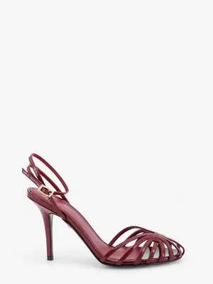 ALEVI` Blake 95 Patent Leather Sandals - Red