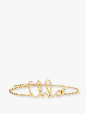Chloé Iconic Brass Belt - Gold