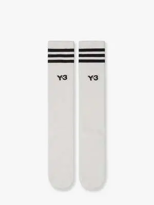 ADIDAS Y-3 Cotton Blend Socks - White