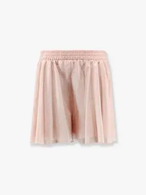 ACTUALEE Shorts With Rhinestones - Pink