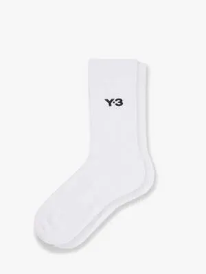 ADIDAS Y-3 Cotton Blend Socks - White