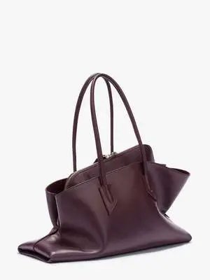 Attico La Passeggiata Medium Leather Shoulder Bag