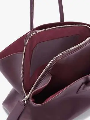 Attico La Passeggiata Medium Leather Shoulder Bag
