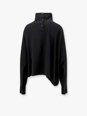 Rick Owens Jumbo Tabard Alpaca And Wool Blend Top