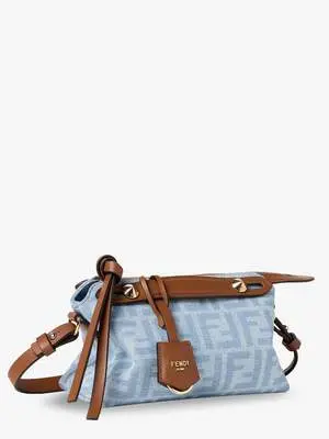 Fendi By The Way Soft Mini Ff Denim Handbag