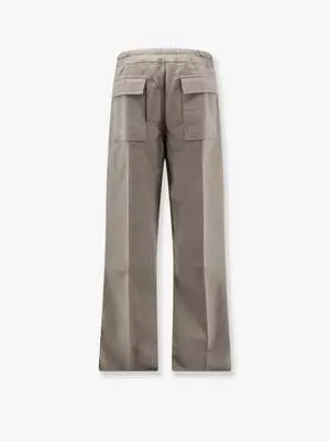 Rick Owens Dietrich Cotton Trousers - Grey