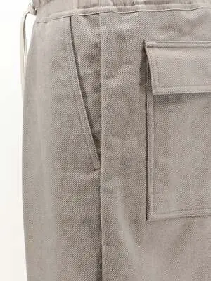 Rick Owens Dietrich Cotton Trousers - Grey