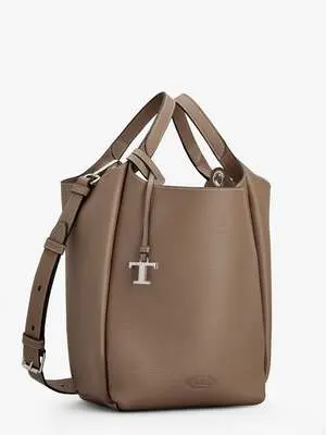 TOD'S Mini Leather Bucket Bag