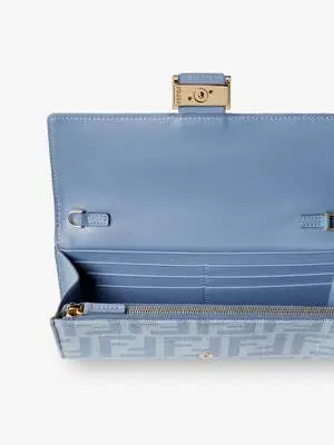Fendi Baguette Continental Canvas Ff Motif Wallet