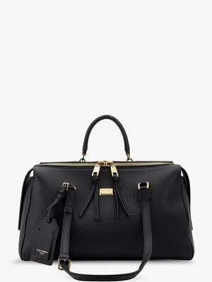 Dolce & Gabbana Vittoria Leather Handbag - Black