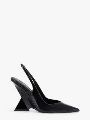 Attico Cheope Patent Leather Décollet - Black