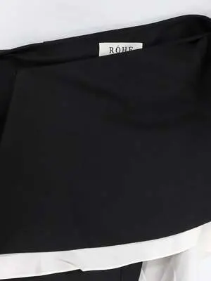 RÓHE Wool Blend Top With Silk Inserts