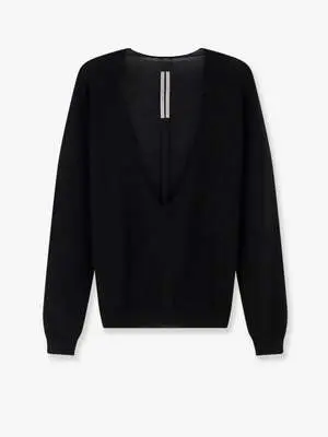 Rick Owens Tower Extreme Wool Sweater - Black