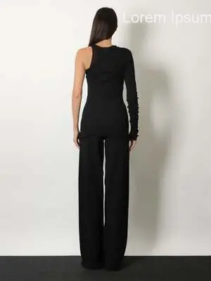 Rick Owens Asymmetrical One Sleeve Tank Top