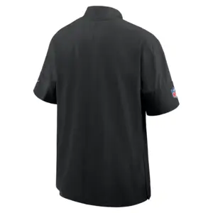 Nike Baltimore Ravens Sideline Coach Nfl 1/2-zip Short-sleeve Hooded Jacket