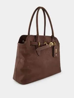 Miu Miu Briarwood Aventure Nappa Leather Bag