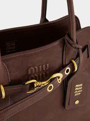 Miu Miu Briarwood Aventure Nappa Leather Bag