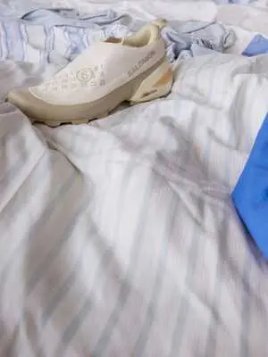 MAISON MARGIELA Vanilla And Ice Salomon Lace-up Sneakers - Beige