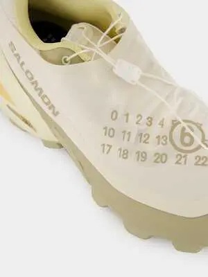 MAISON MARGIELA Vanilla And Ice Salomon Lace-up Sneakers - Beige