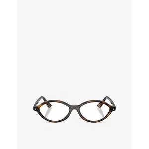 Ray-ban Ray-Ban RB7265 Oval-Frame Eyeglasses Brown