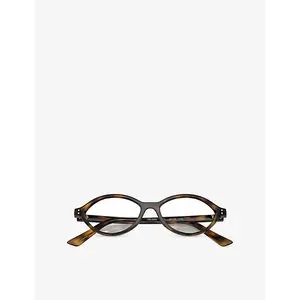 Ray-ban Rb7265 Oval-frame Eyeglasses - Brown