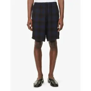 Dries Van Noten Piperi Checked Woven Shorts