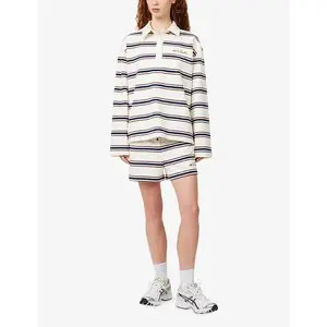 4TH & RECKLESS Striped Stretch-cotton Shorts