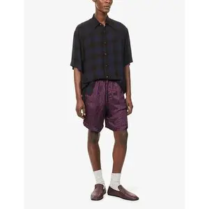 Dries Van Noten Cassidye Checked Woven Shirt