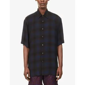 Dries Van Noten Cassidye Checked Woven Shirt