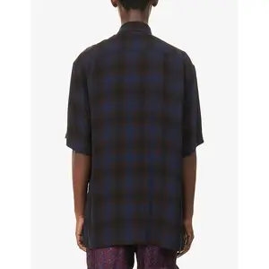 Dries Van Noten Cassidye Checked Woven Shirt