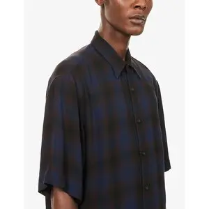 Dries Van Noten Cassidye Checked Woven Shirt