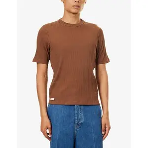 PERCIVAL Leon Slim Ribbed Cotton-jersey T-shirt