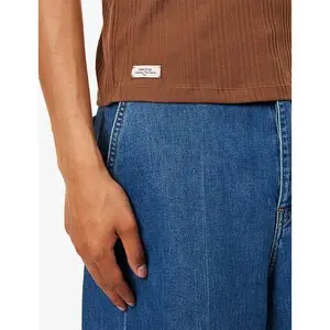PERCIVAL Leon Slim Ribbed Cotton-jersey T-shirt
