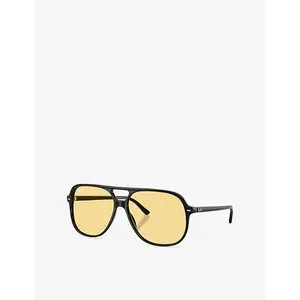 Ray-ban Rb2198 Square-frame Acetate Sunglasses - Black