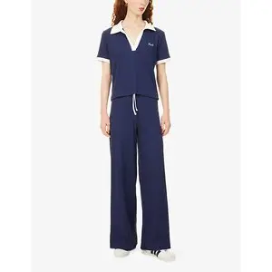 4TH & RECKLESS Ribbed Cotton Wide-leg Trousers