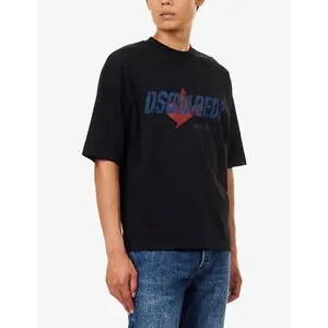Dsquared2 Maple Loose-fit Cotton-jersey T-shirt