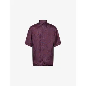 Dries Van Noten Cassidye Floral-print Satin Shirt
