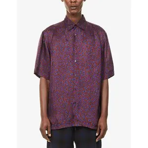 Dries Van Noten Cassidye Floral-print Satin Shirt