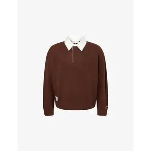 THE COUTURE CLUB Fluffy Collared Knitted Jumper