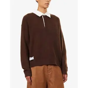 THE COUTURE CLUB Fluffy Collared Knitted Jumper