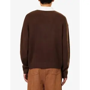 THE COUTURE CLUB Fluffy Collared Knitted Jumper